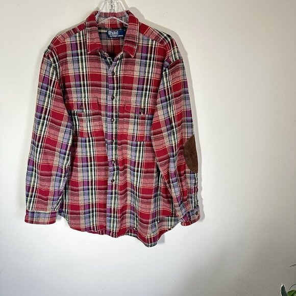 Polo Ralph Lauren | Shirts | Polo Ralph Lauren Plaid Flannel Shirt ...